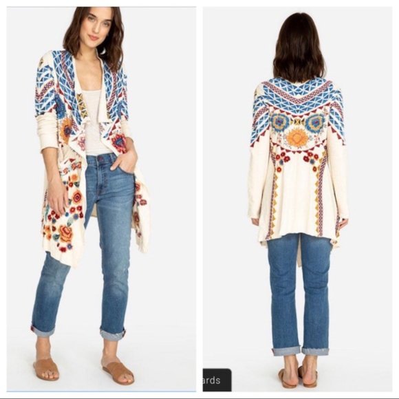 Johnny Was | Sweaters | Johnny Was Embroidered Sampaio Wrap | Poshmark